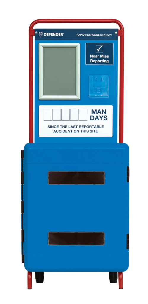 Blue Rapid Response Trolley - Defender Fire Safety Solutions